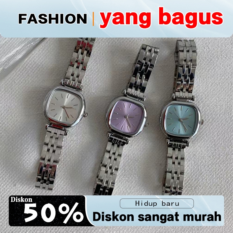 Jual Jam Tangan Kuarsa Wanita Model Skala Sederhana Model Dial Kecil ...