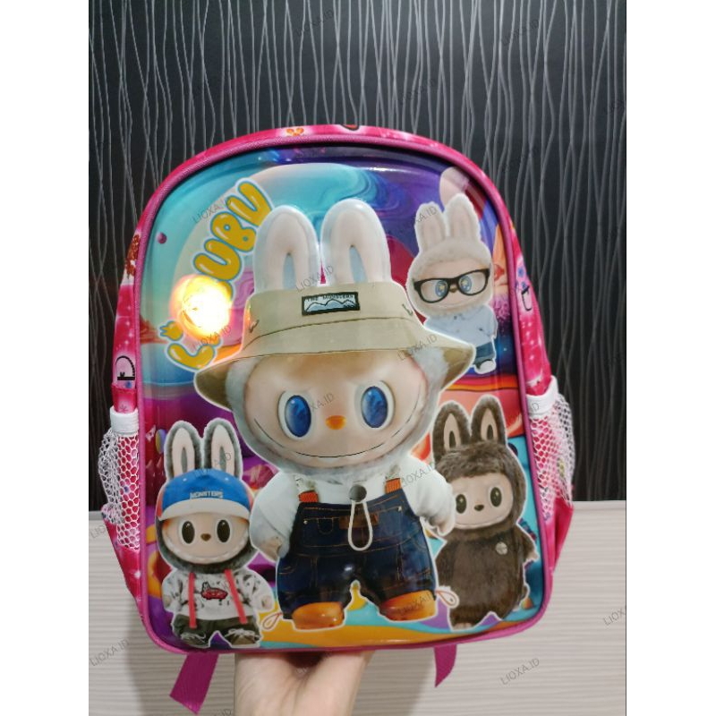 Jual TAS ANAK ANAK PAUD TIMBUL ADA LED // TAS ANAK PAUD LABUBU // TAS ANAK LED VIRAL LABUBU ...