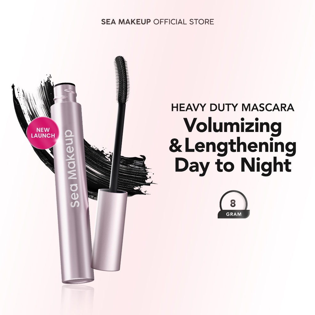 Jual Sea Makeup Heavy Duty Waterproof Mascara – Maskara Waterproof ...