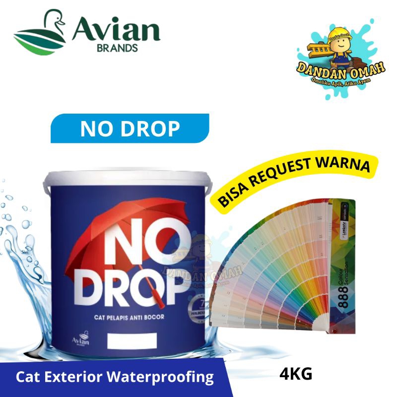 Jual Cat Tembok Eksterior & Interior / No Drop Tinting / Kemasan 4kg ...