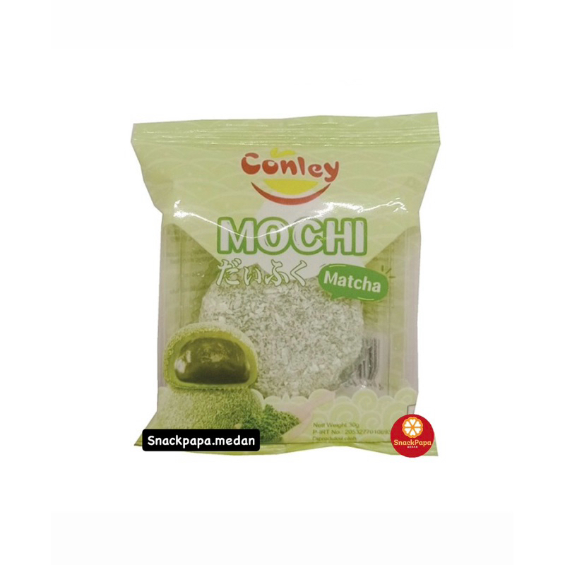 Jual CONLEY MOCHI MATCHA @30G | MOCHI COKLAT | Shopee Indonesia