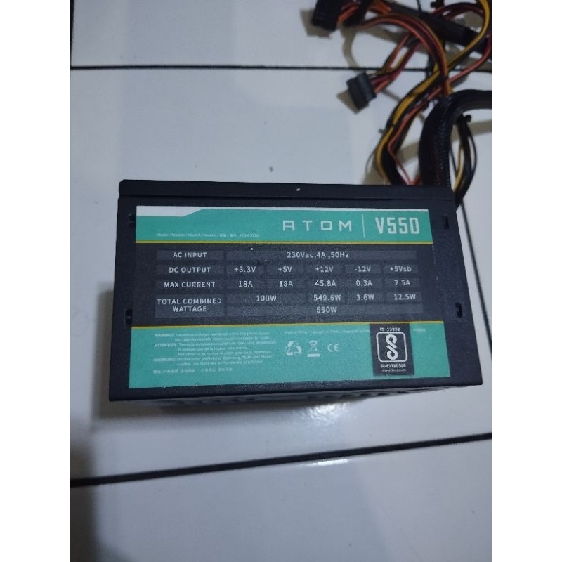 Jual PSU pure antec atom V550 | Shopee Indonesia
