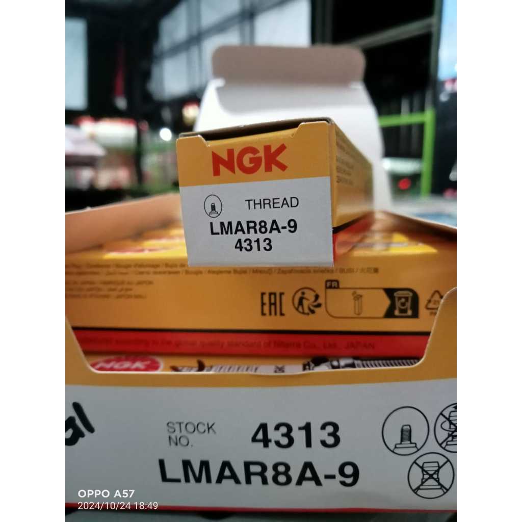 Jual 1 Pack Busi NGK Spark Plug (LMAR8A-9) untuk Vario 160, PCX 160, PCX 160 Hybrid, ADV 160 ...