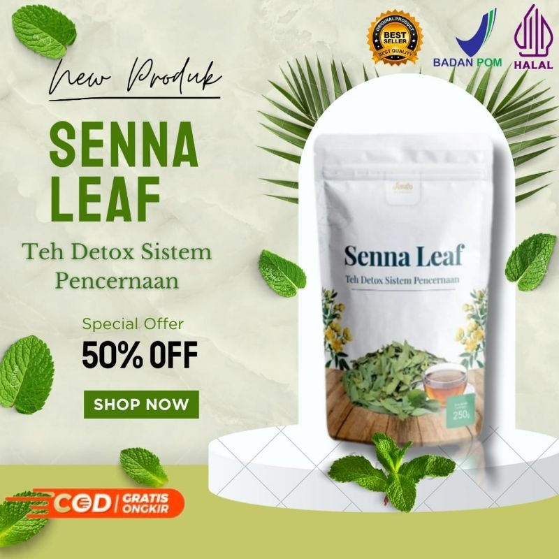 Jual [100% ORIGINAL] SENNA LEAF 125gram | Teh Pencernaan Membersihkan ...