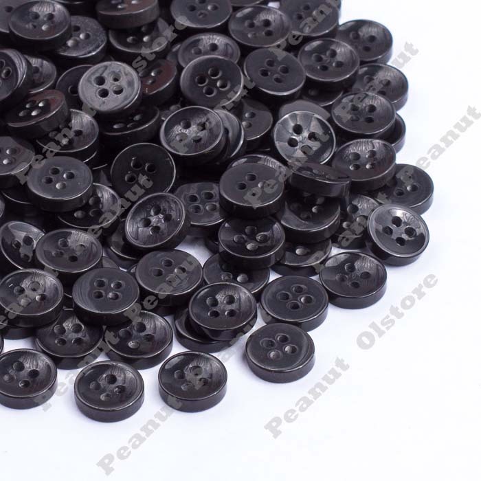 Jual ( Harga per 6 biji ) Kancing HITAM 0,9cm - seri CK 0009h | Shopee ...