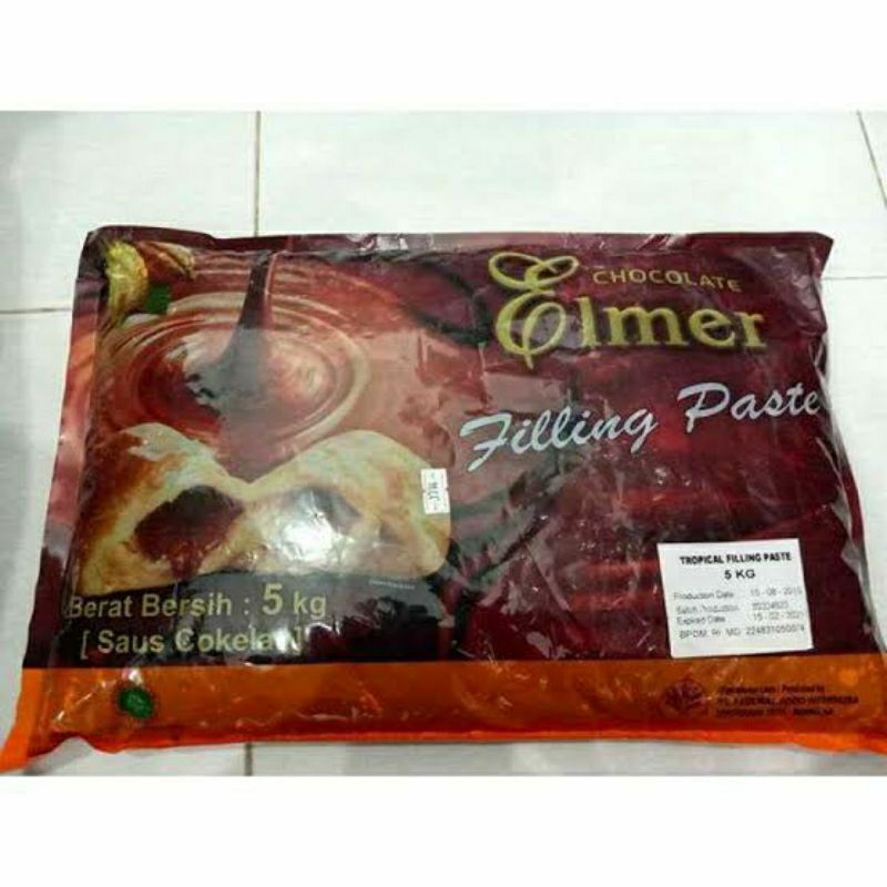 Jual Elmer Filling Pasta Tropical Dark 5kg / Selai Isian Roti 5kg ...