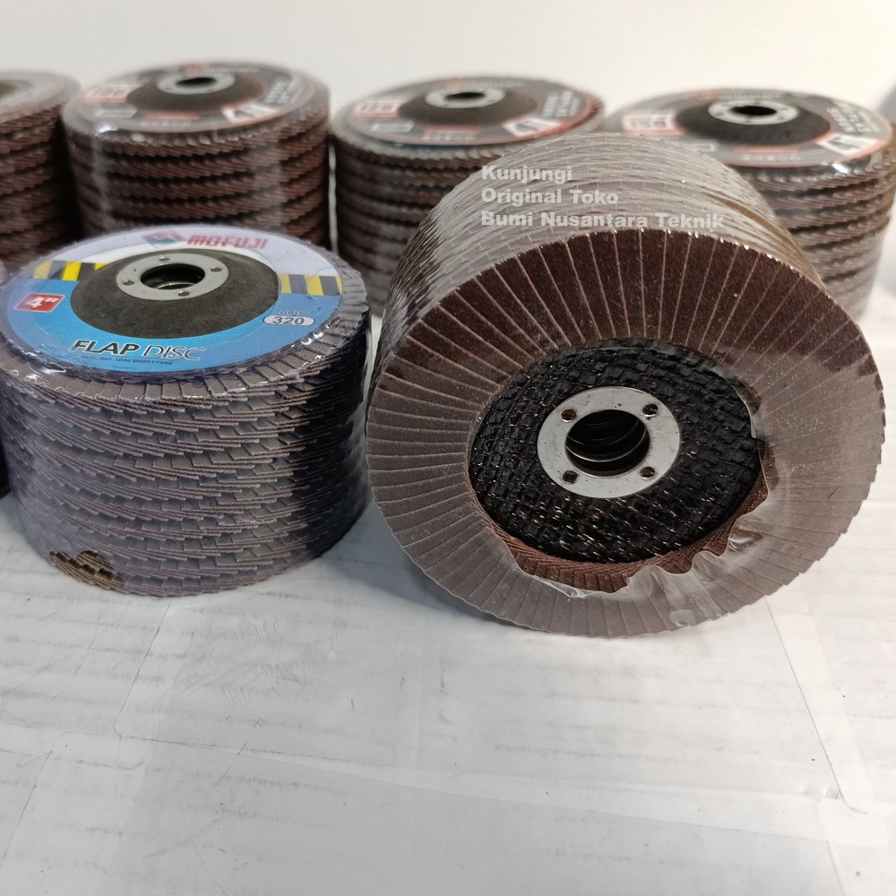 Jual AMPLAS SUSUN / FLAP DISC #60 #80 #100 #120 #150 #180 #240 #320 #400 AMPLAS GERINDA LENGKAP ...