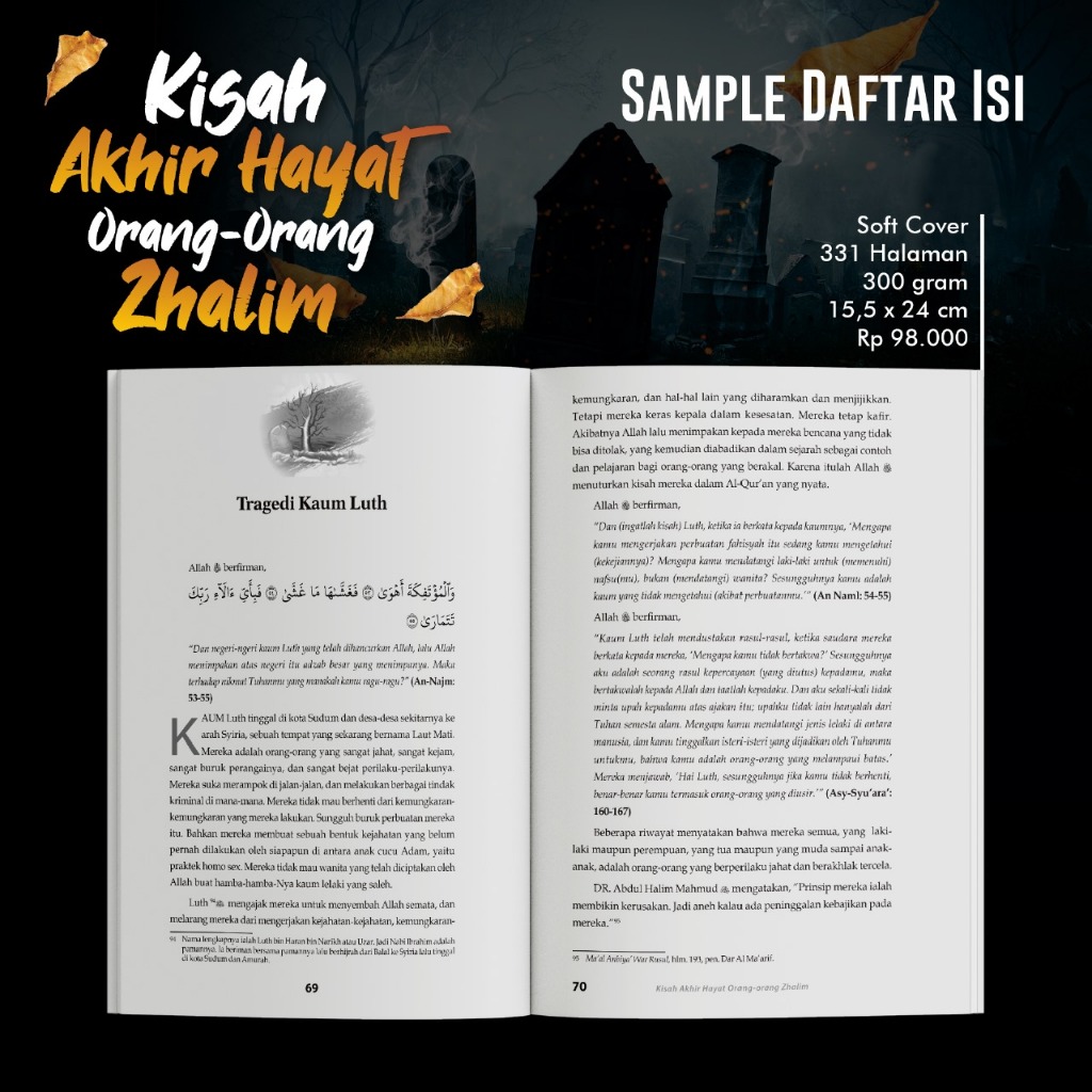 Jual Kisah Akhir Hayat Orang-Orang Zhalim Karya Sa'ad Yusuf Abu Aziz ...