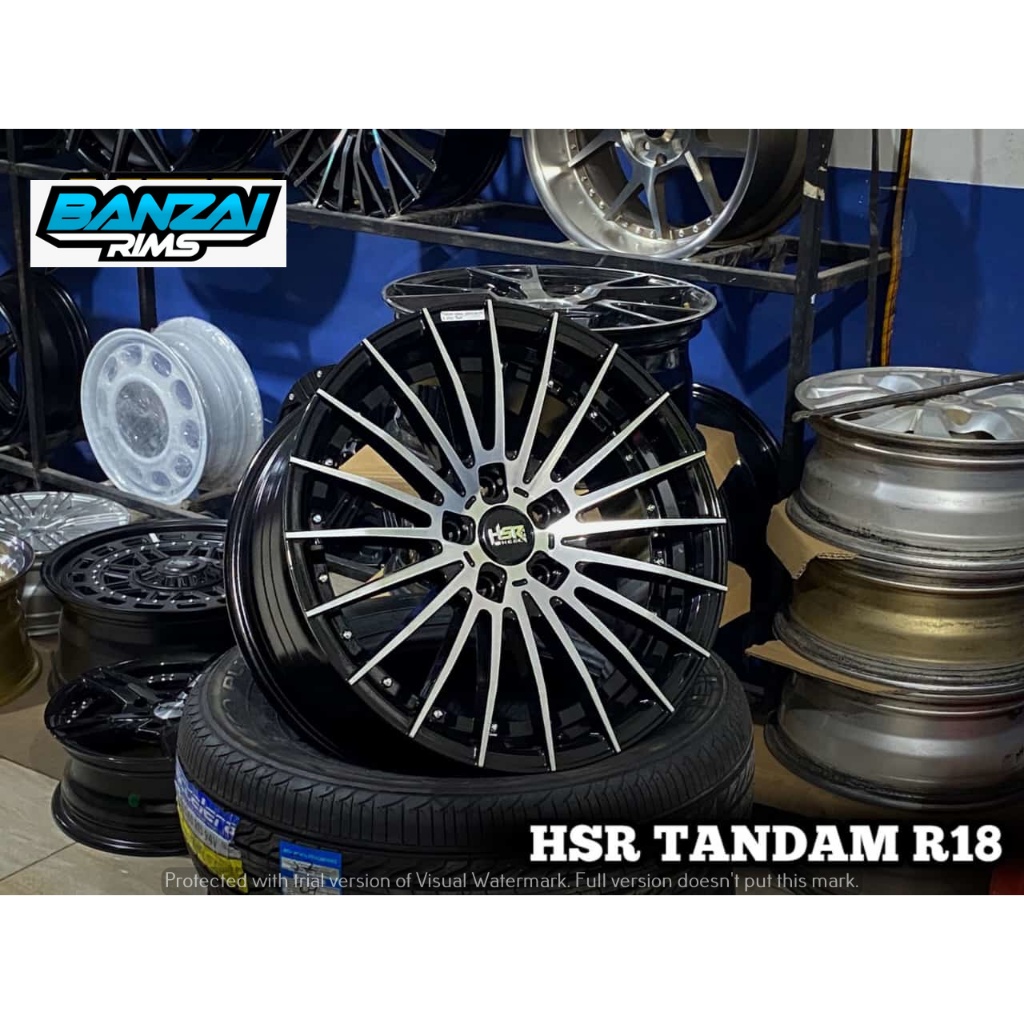 Jual VELG MOBIL TOYOTA ALPHARD RING 18 VELG RACING HSR TANDAM R 18 ...