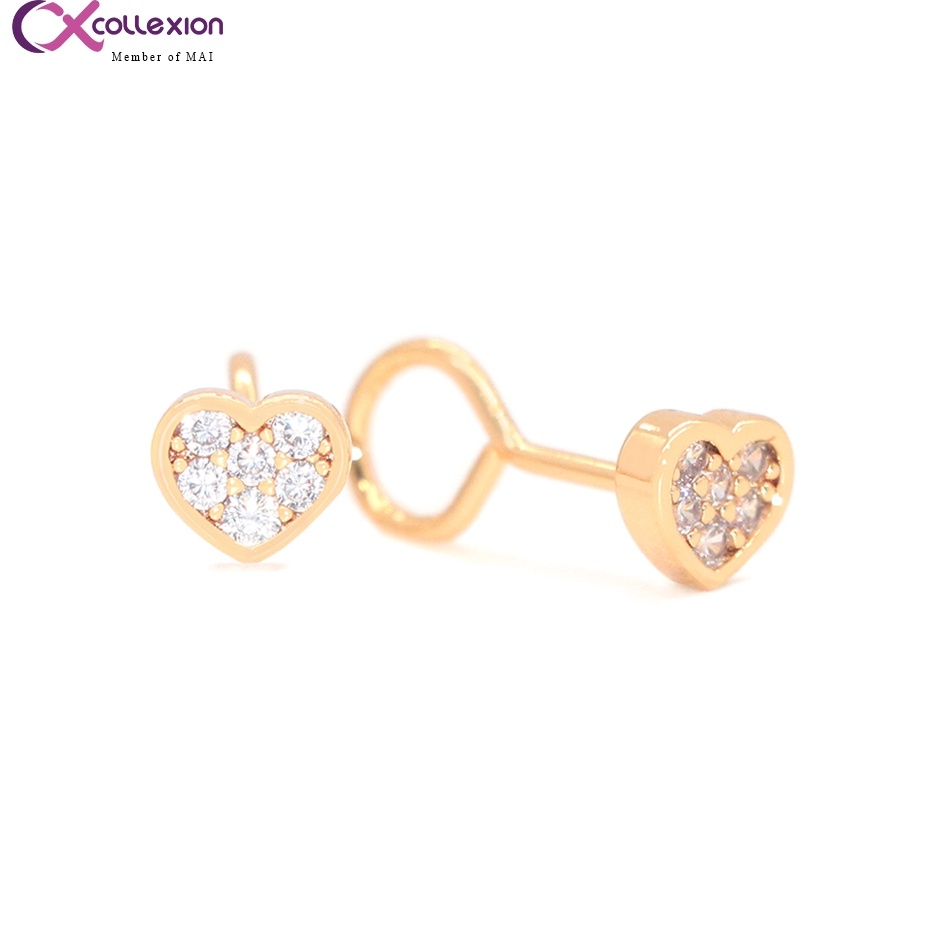 Jual KODE H99Y Collexion Amora Earstud Anting Anak Lapis Emas Gold ...