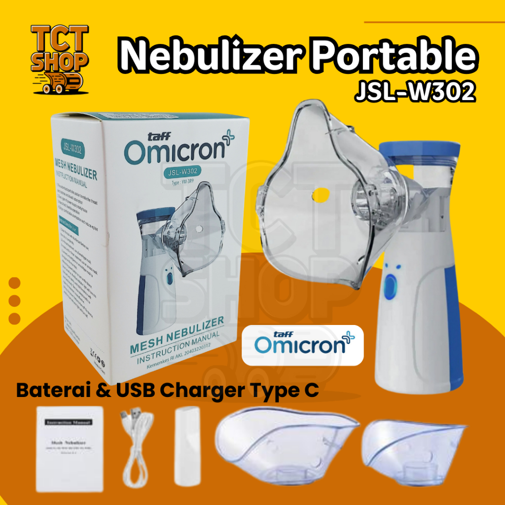 Jual Alat Terapi Pernapasan Handheld Inhaler Asma Nebulizer portable Uap Machine Batuk Pilek ...