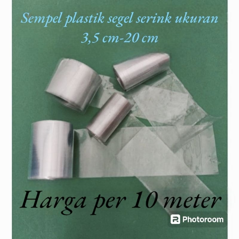 Jual plastik Segel serink 10 merter ukuran 3,5-20 cm | Shopee Indonesia