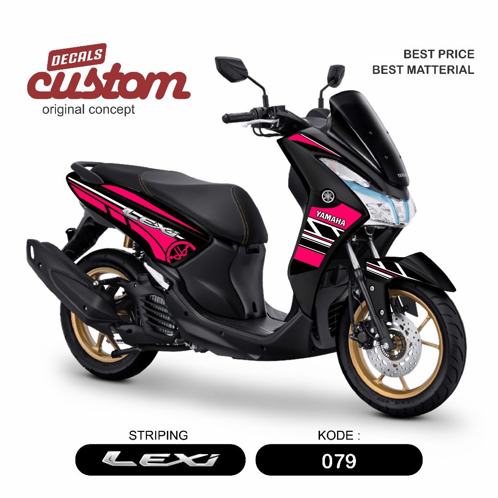 Jual stiker body yamaha lexi 155 2018 2022 striping yamaha lexi les ...