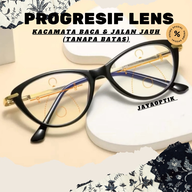 Jual KACAMATA BACA DAN JALAN LENSA PROGRESIF ANTIRADIASI 9011 cat eyes ...