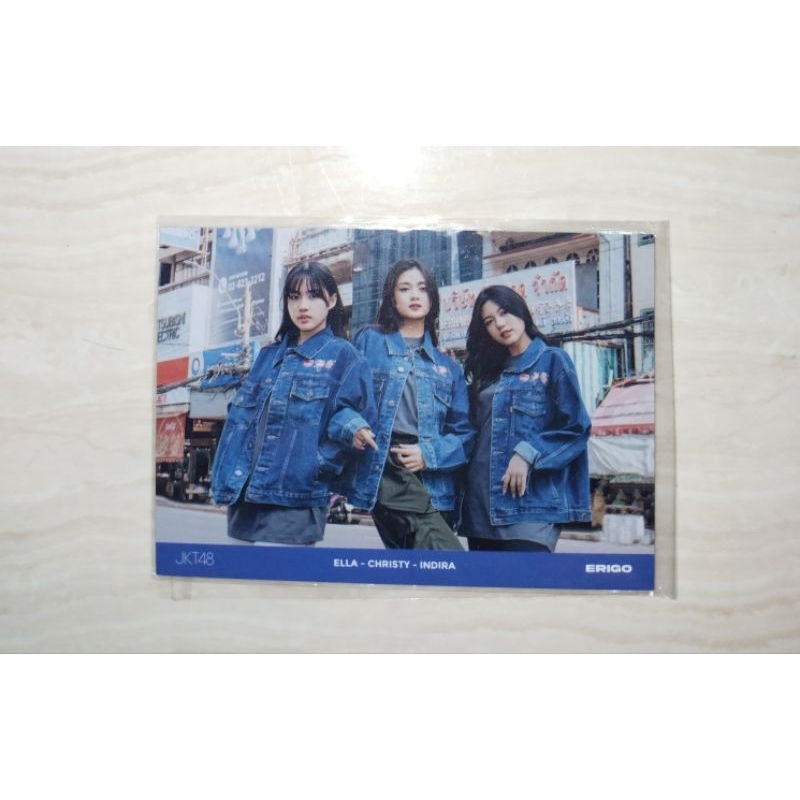 Jual PP DENIM ERIGO JKT48 (INDIRA, CHRISTY, ELLA) | Shopee Indonesia