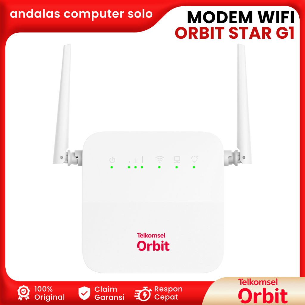 Jual MODEM WIFI HOME ROUTER TELKOMSEL ORBIT STAR G1 4G HIGH SPEED ...