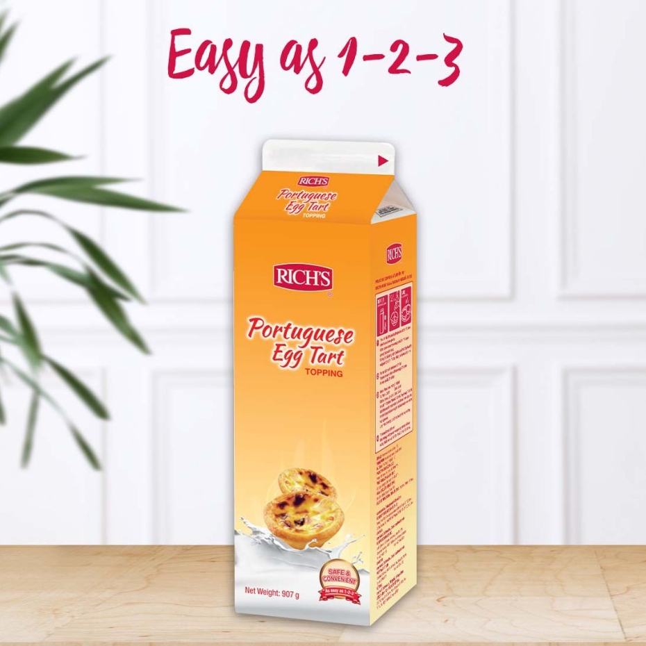 Jual Rich's Portuguese Egg Tart Topping / Tart Telur Portugis 907Ml ...