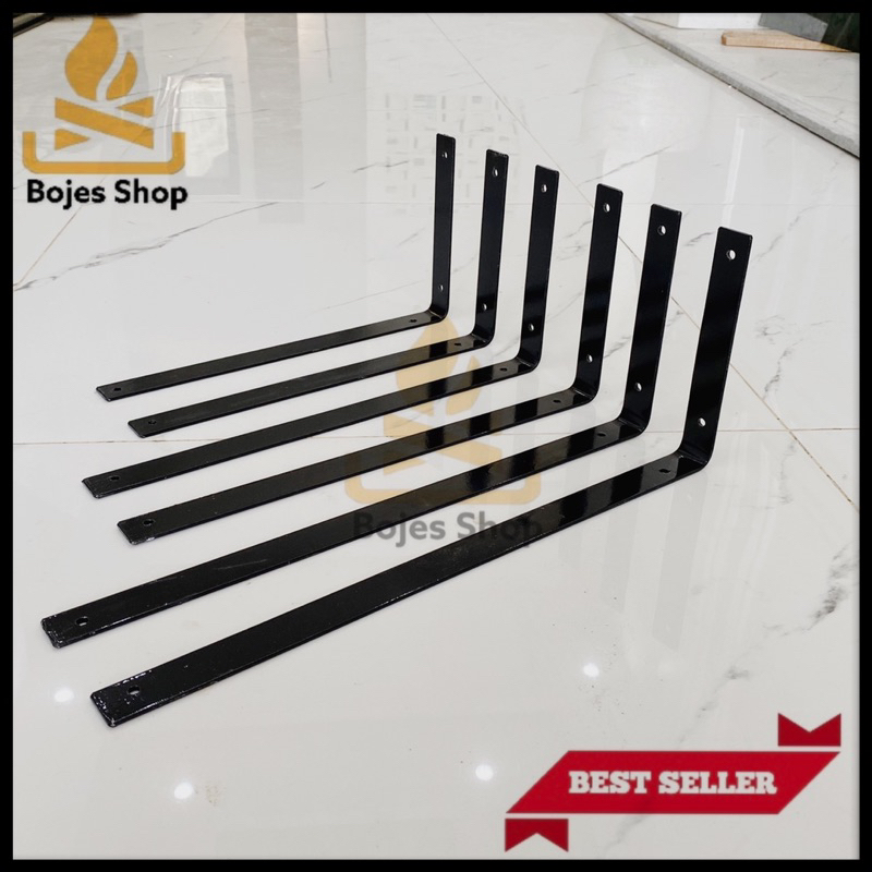 Jual Besi siku L penyangga rak dinding ukuran 25cm-40cm | Shopee Indonesia