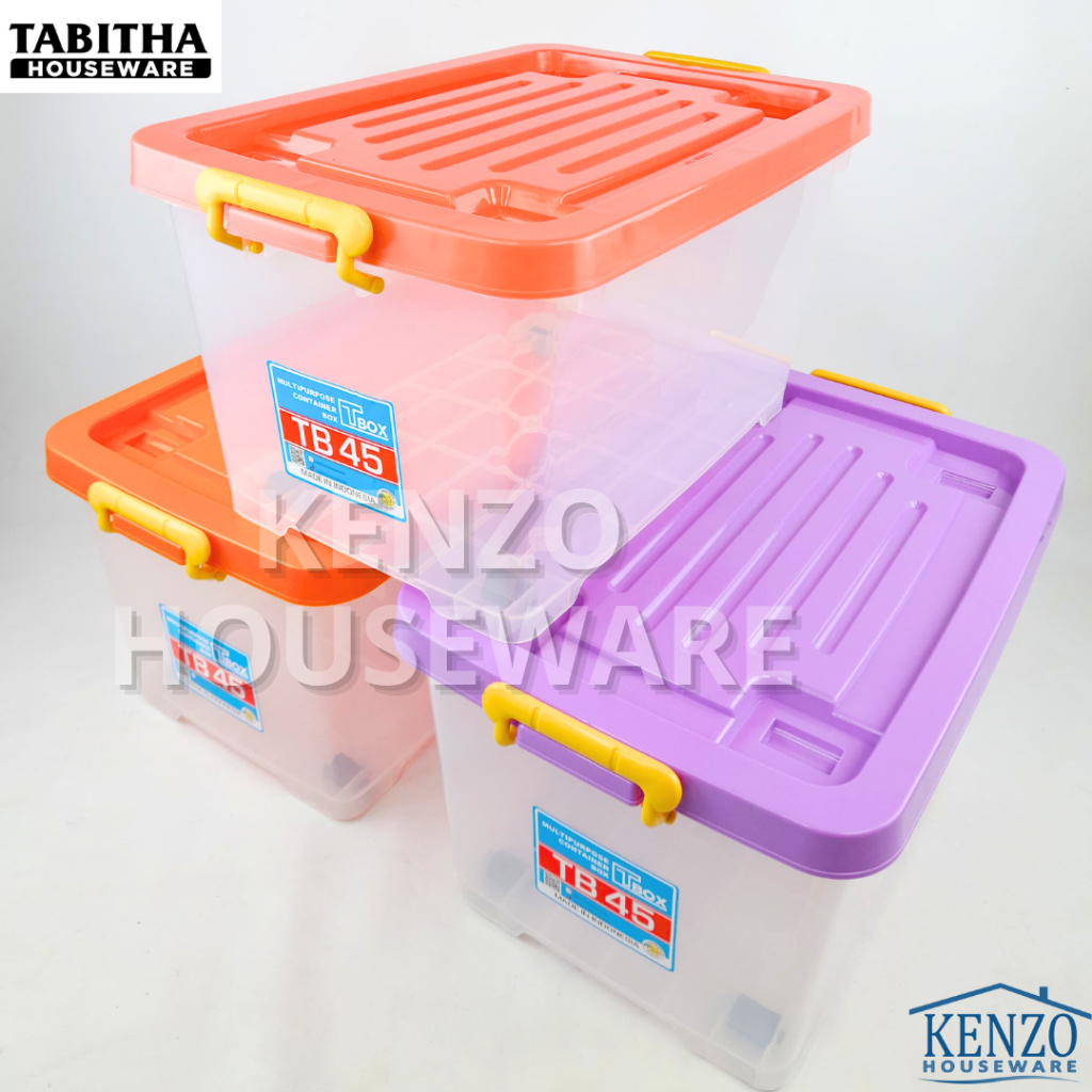 Jual Container Box CB 45 Liter TABITHA Storage Kontainer Box ...