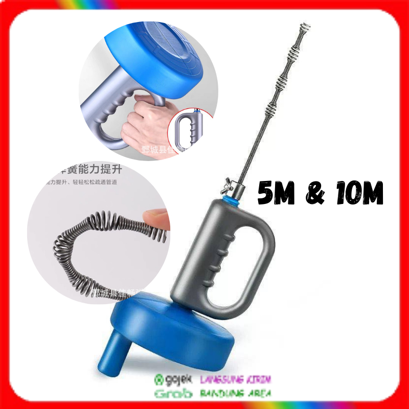 Jual Pipe Cleaner 10 Meter Drain Pipa Mampet Alat Pembersih Pipa Drain ...