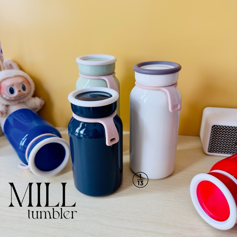 Jual 【1/13】MILL Tumbler Milk Termos Mini Stainless Steel 300ml 400ml ...