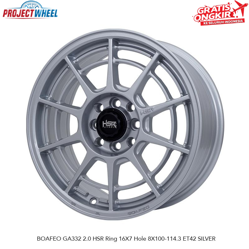 Jual velg hsr R16 boafeo 2 buat jazz yaris avanza xenia mobilio ...