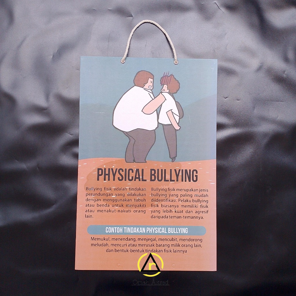 Jual Hard Poster Bullying Physical - Bullying Fisik - Stop Bullying ...