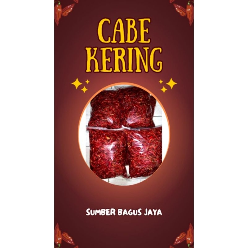 Jual CABE KERING CABE JAPLAK TEJA 1KG SUPER PEDAS ( TANPA TANGKAI ...