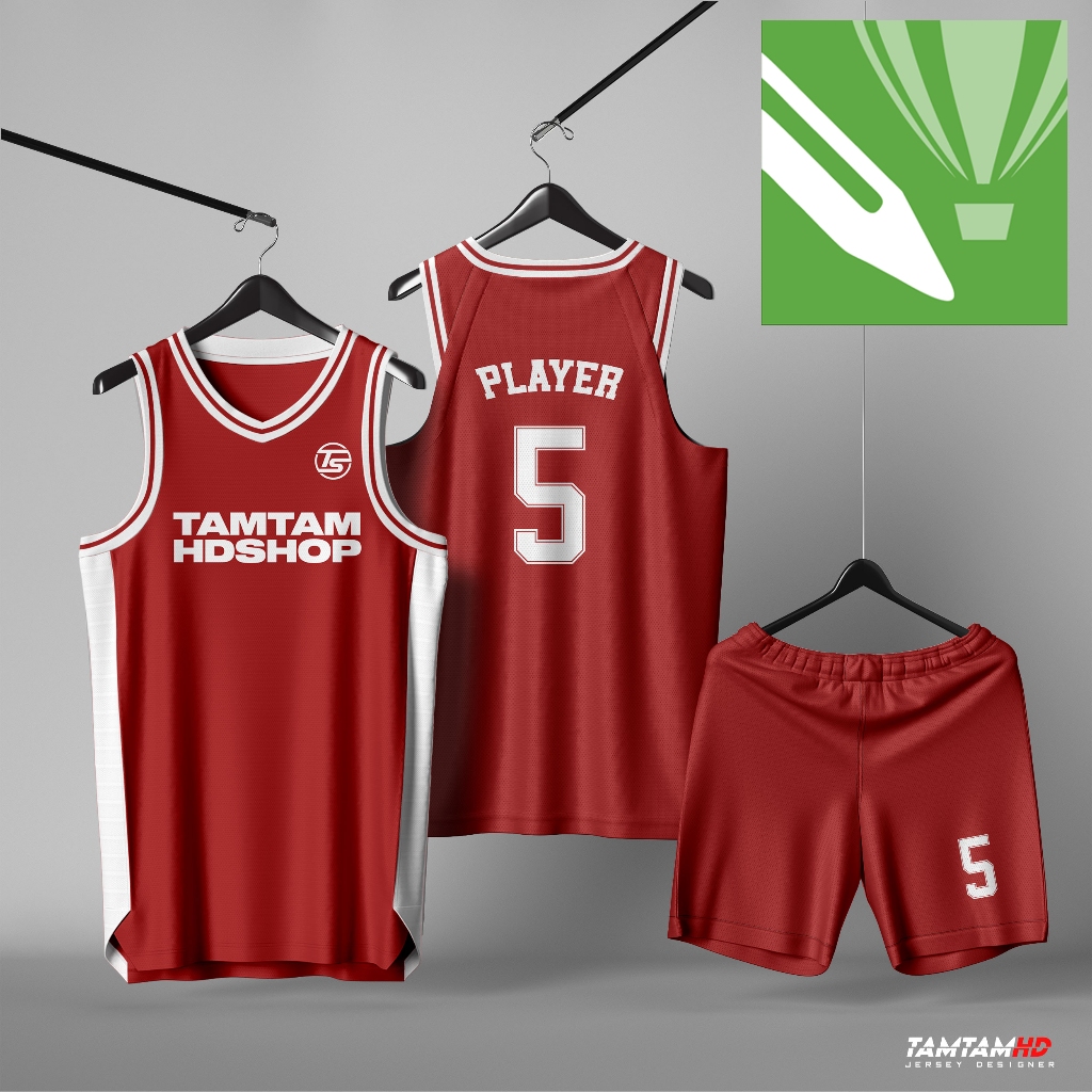 Jual Mockup Jersey Basket V Neck HD (CDR-Corel Draw) | Shopee Indonesia