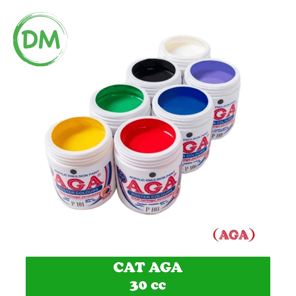 Jual DM- Cat Aga Lukis Akrilik / Acrylic Water based 30cc/ Aga Poster ...