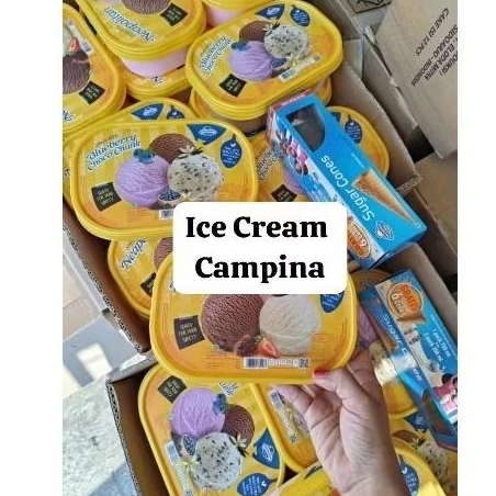Jual Campina Ice Cream 700 ml ( Free Cone ) | Shopee Indonesia