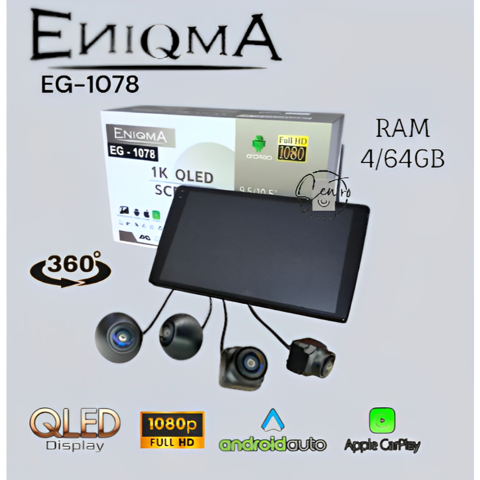 Jual Head Unit Android Enigma Terbaru EG-1078 Ram 4Gb/64Gb 9 INCH Apple ...
