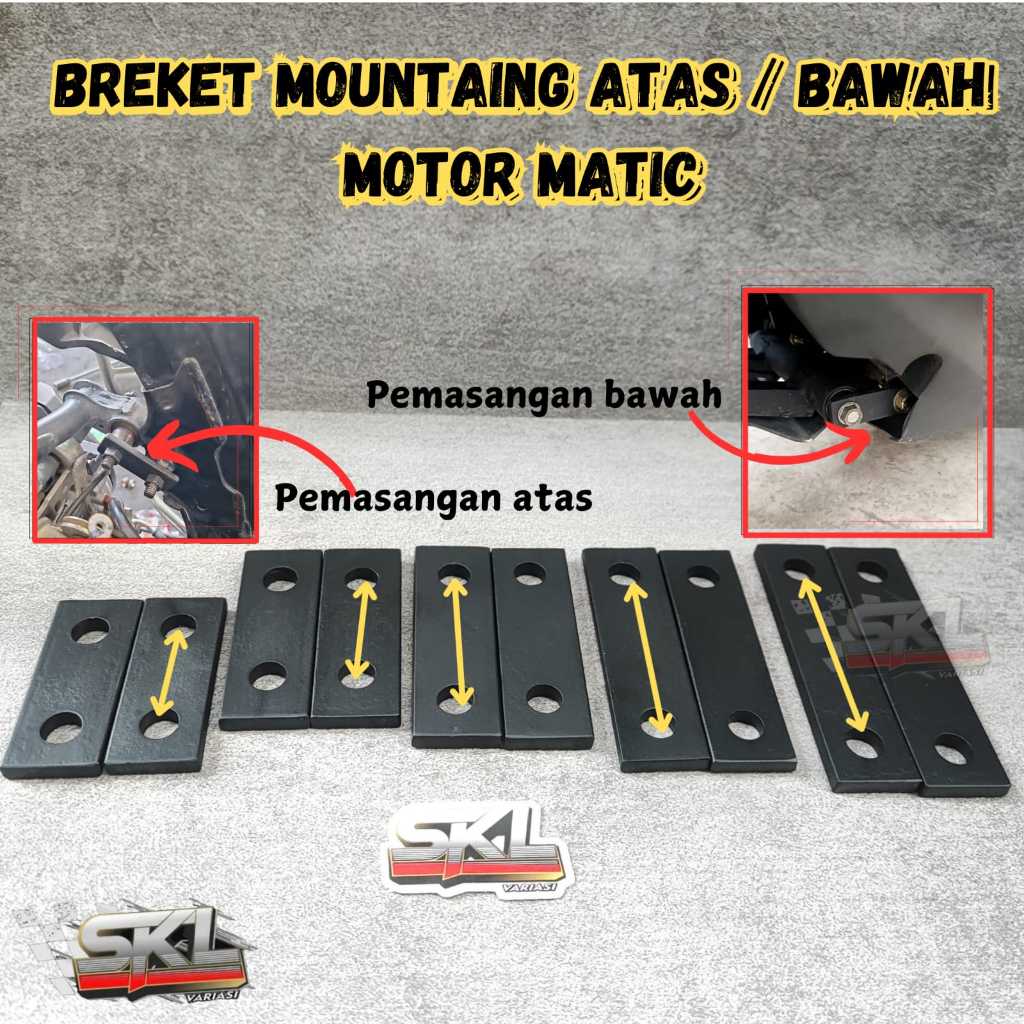 Jual Mounting Atas Motor Matic Breket Mounting Beat Deluxe Genio Scoopy ...