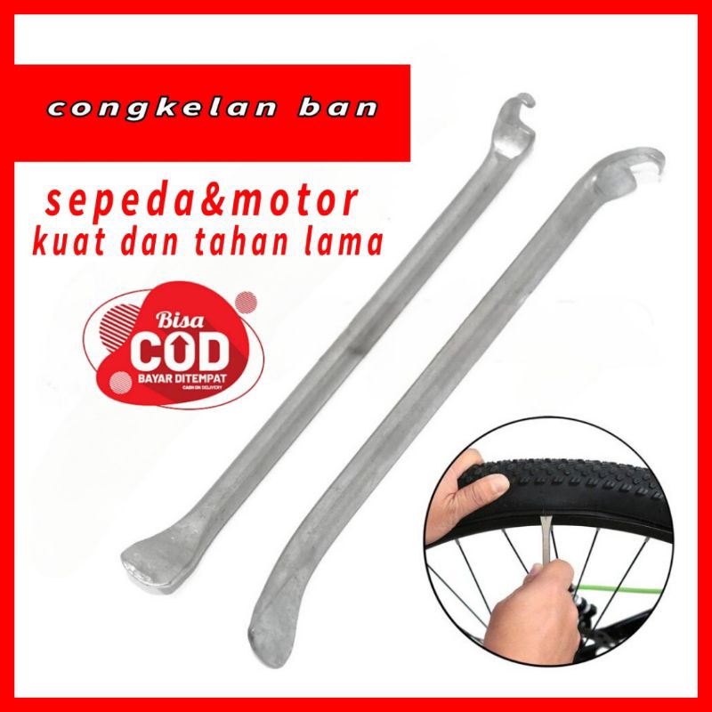 Jual alat congkelan ban 2 pcs sepeda congkelan ban sepeda & motor kuat ...