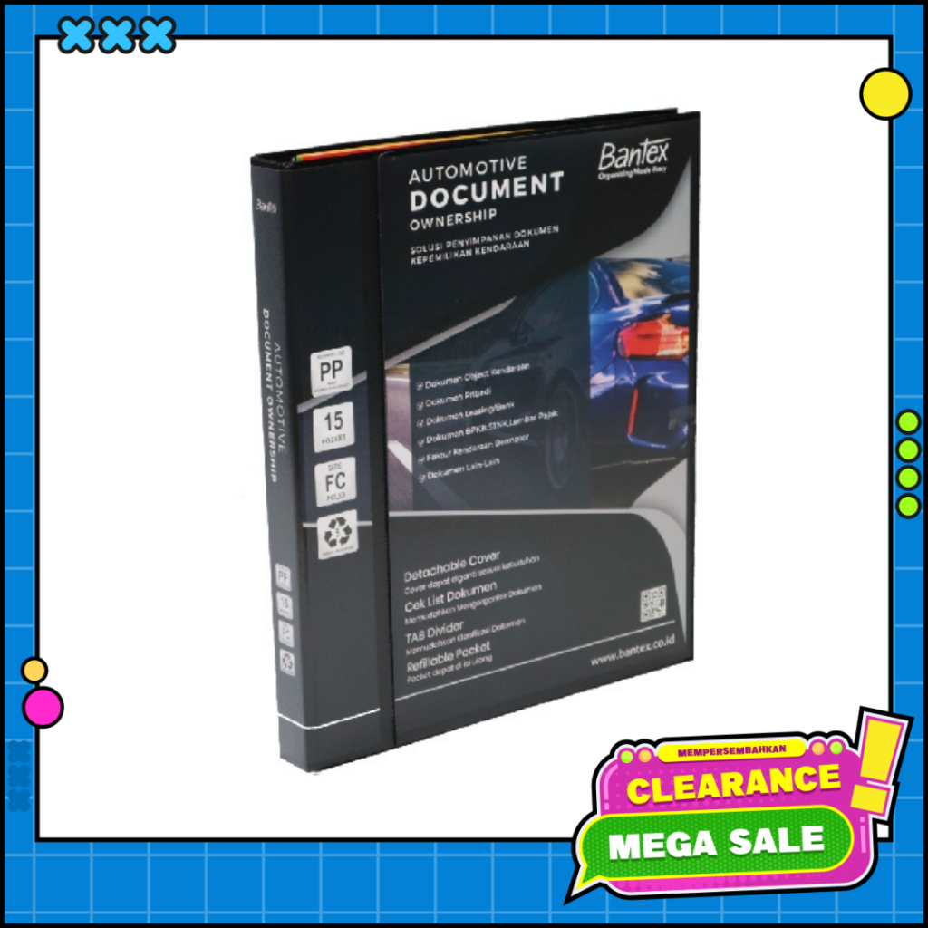 Jual Bantex Binder Automotive Document Ownership - 8716P10 | Shopee ...
