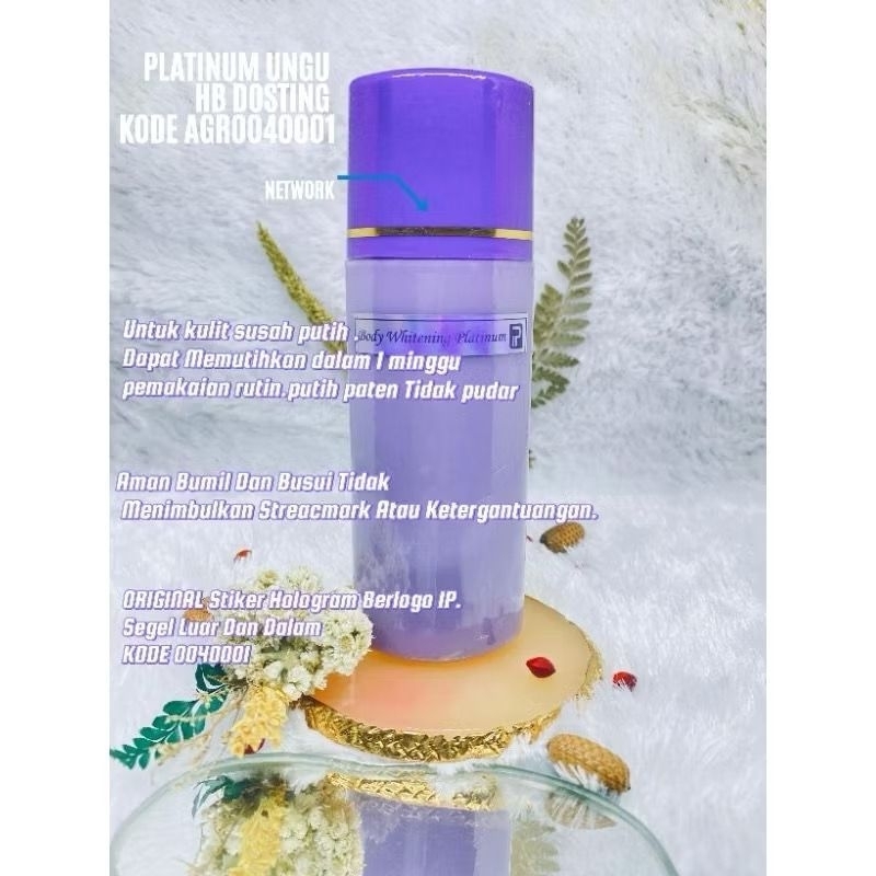 Jual (1 paket ) HB dosting platinum ungu anggur 004001 terjamin dalam ...