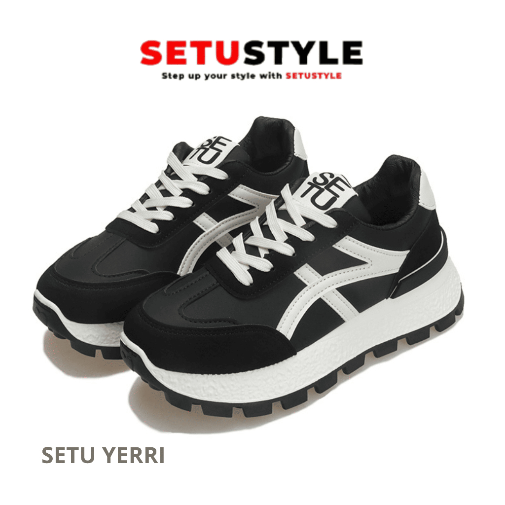 Jual SETU Yerri Sepatu Sneakers Wanita Sintetis Trend Kekinian Korean ...
