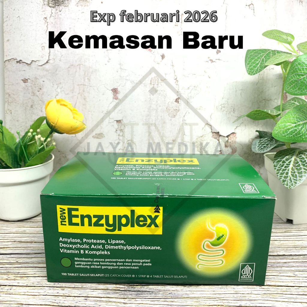 Jual New Enzyplex Box Isi 100 Tablet | Shopee Indonesia