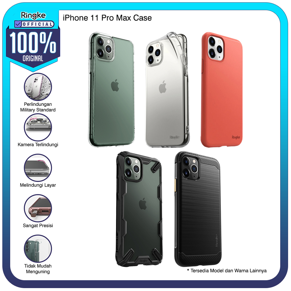 Jual Ringke Casing iPhone 11 Pro Max Softcase Fusion X Onyx Air S Anti ...