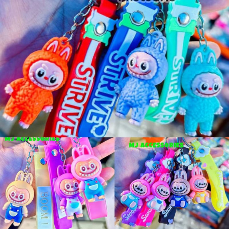 Jual Gantungan Kunci Import / Ganci Labubu ORI Import Motif tali Strive ...