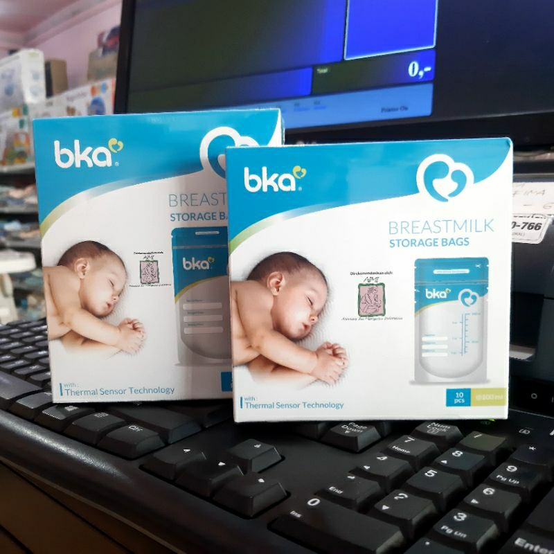 Jual BKA BREASTMILK STORAGE BAGS / KANTONG ASI BKA 100 ML ISI 10 PCS ...