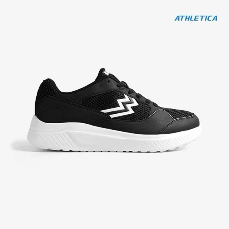Jual Sepatu Geoff Max Athletica Original - Rectus Black White | Sepatu ...