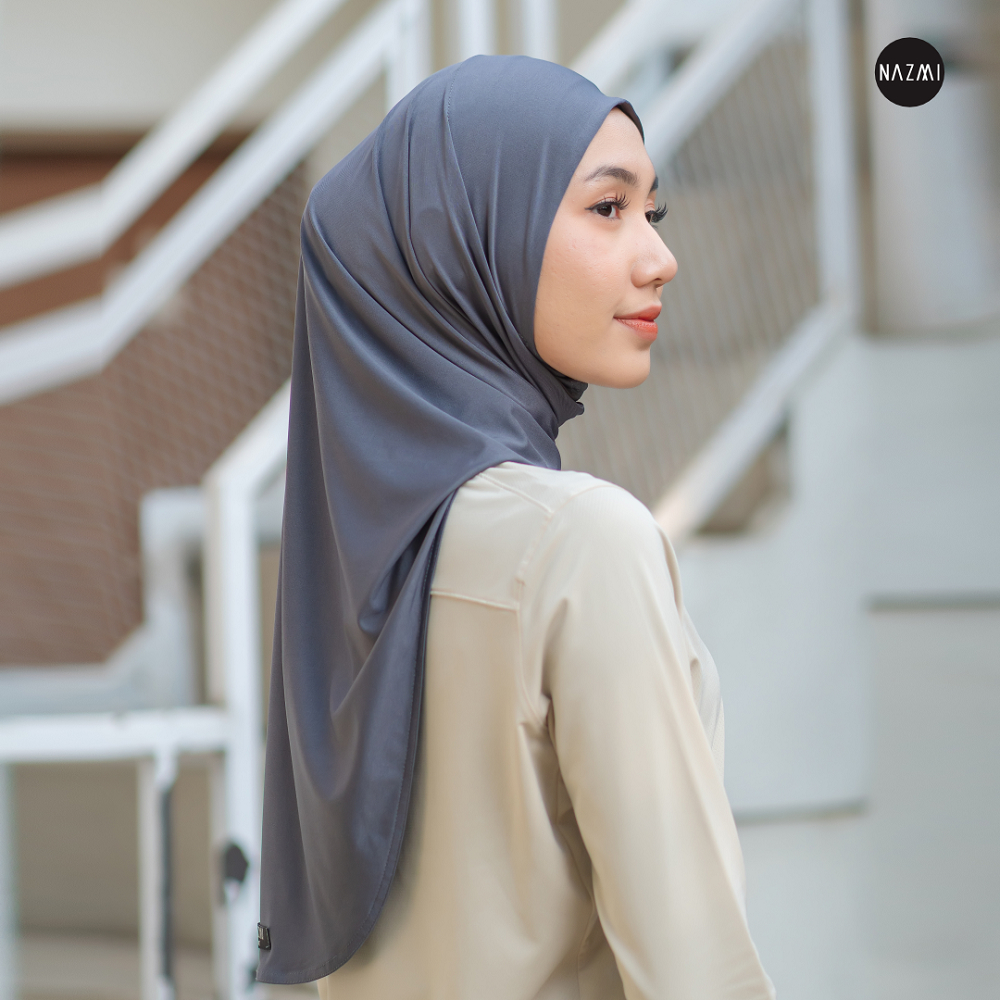 Jual NAZMI - Inara Hijab | Active wear Hijab Instant Jersey Olahraga ...