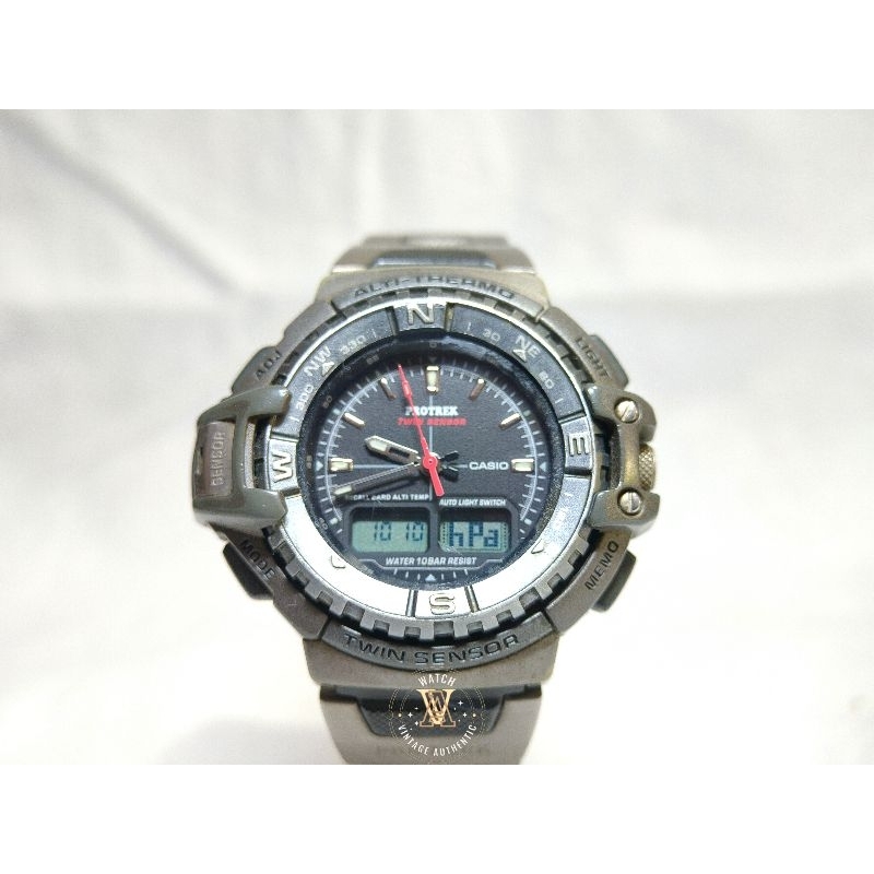 Jual Protrek PRT-700T Twin Sensor Titanium | Shopee Indonesia