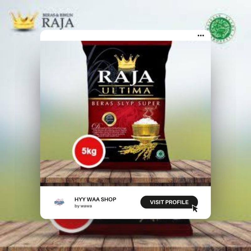 Jual Beras Raja Ultima premium 5KG | Shopee Indonesia