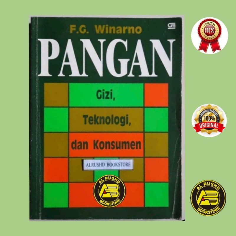 Jual Buku (ORI 100%)⭐ PANGAN Gizi Teknologi dan Konsumen > F G Winarno ...