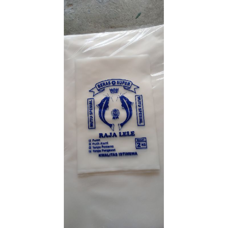 Jual plastik beras 2 kg raja lele isi 100 lembar | Shopee Indonesia