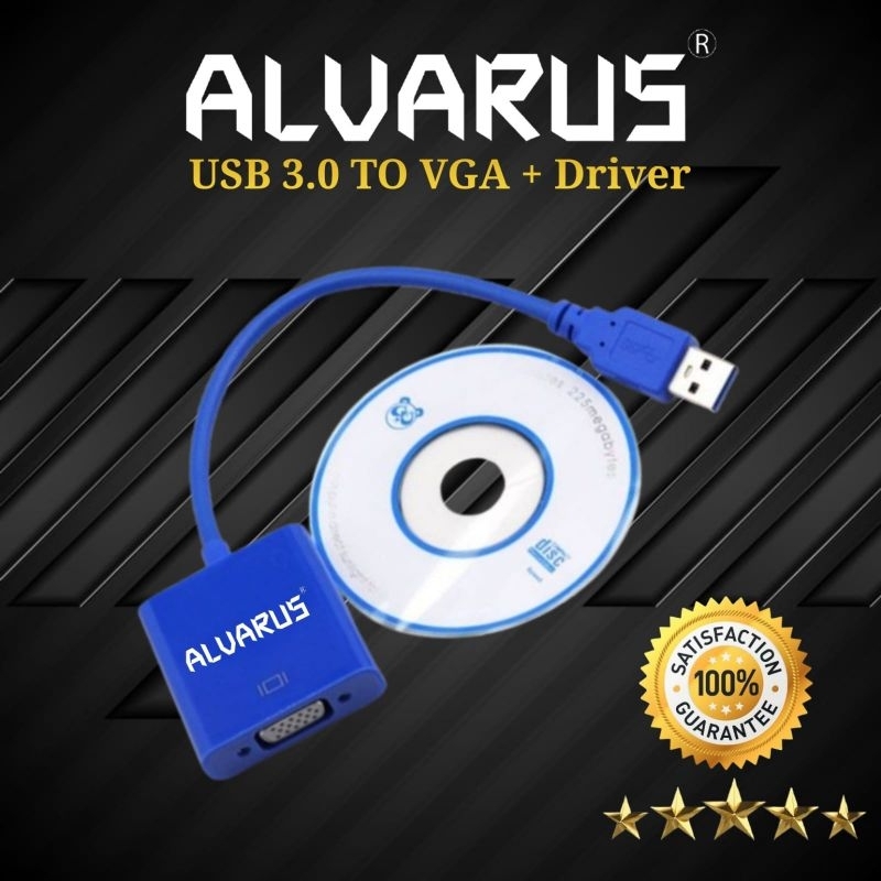 Jual USB To VGA / Converter USB 3.0 Windows/IOS Laptop/Kabel Konverter ...