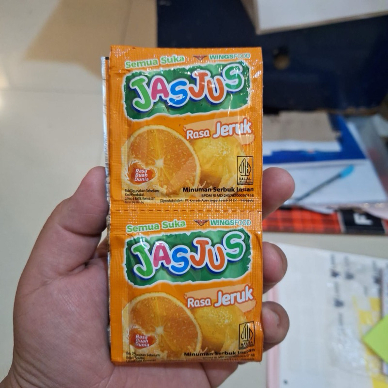 Jual JASJUS minuman JERUK instant 10x6gram | Shopee Indonesia