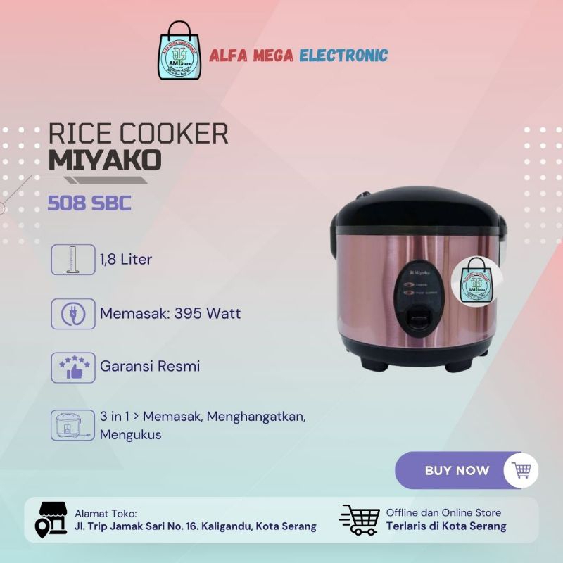 Jual Magic Com Miyako 508 SBC | Shopee Indonesia